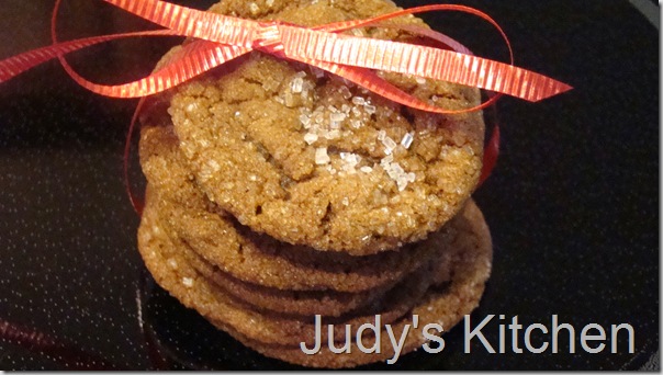 Judy's Kitchen: TRIPLE-GINGER COOKIES
